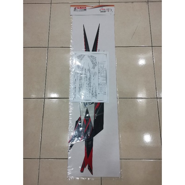 Stripe Sticker Coverset Yamaha Y15 Y15ZR V1 ( Merah Robot ) Ysuku 100% ...