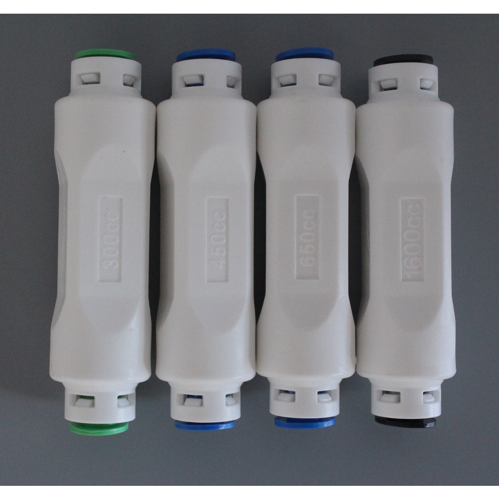 Flow restrictor / check valve for RO water purifier waste water flow ...