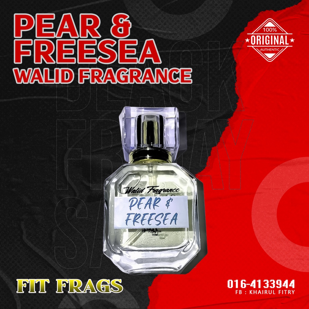 Walid fragrance Pear & Freesea Parfum 50ml | Shopee Malaysia