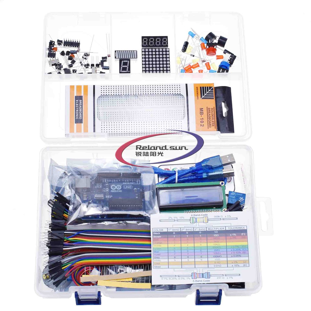 Ultimate Starter learning Kit for Arduino UNO R3 LCD1602 Servo processing | Shopee Malaysia