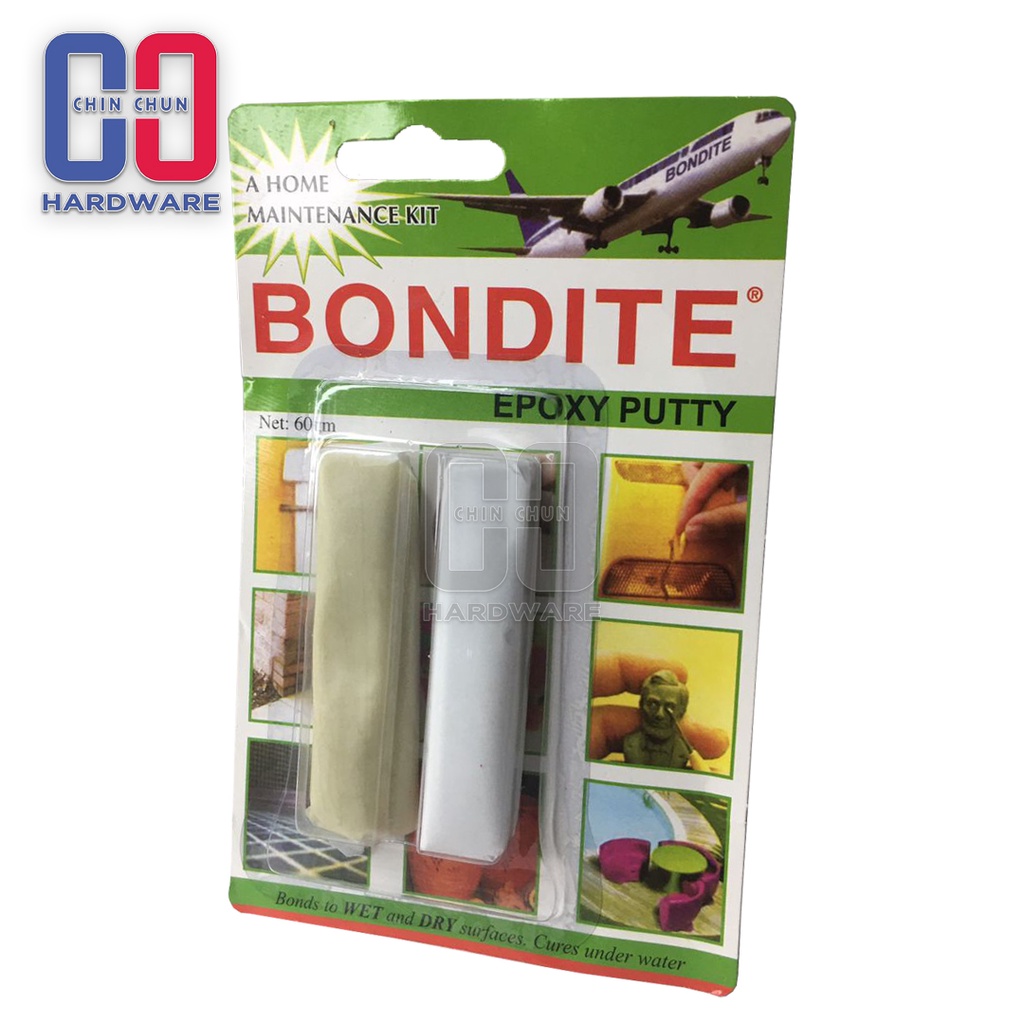 BONDITE EPOXY PUTTY | HOME MAINENANCE KIT | PUTTY GLUE | 60GM ...