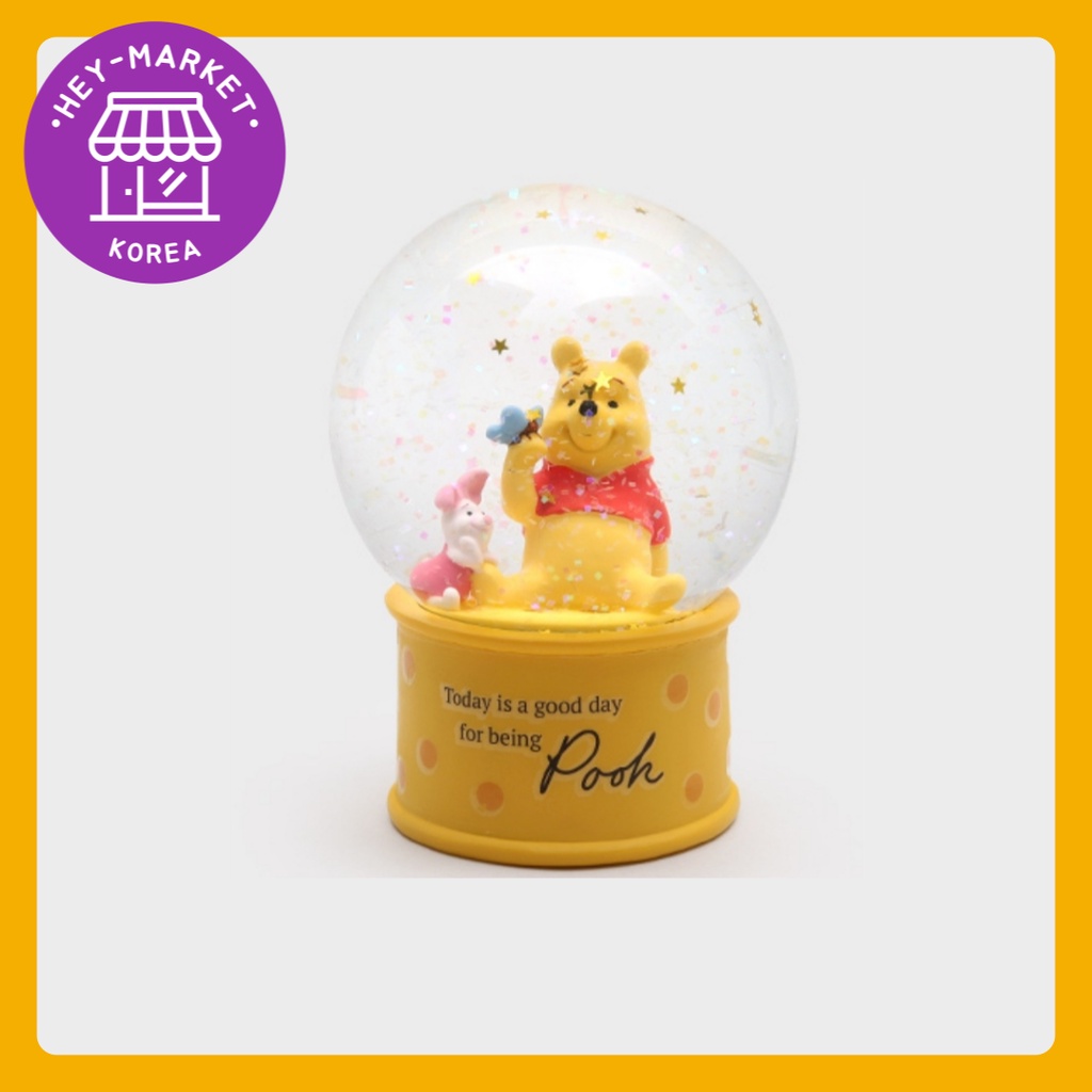 [DAISO KOREA] Disney Winnie the Pooh Bear Character Figure Snow Globe ( Pooh / Piglet / Tigger ...