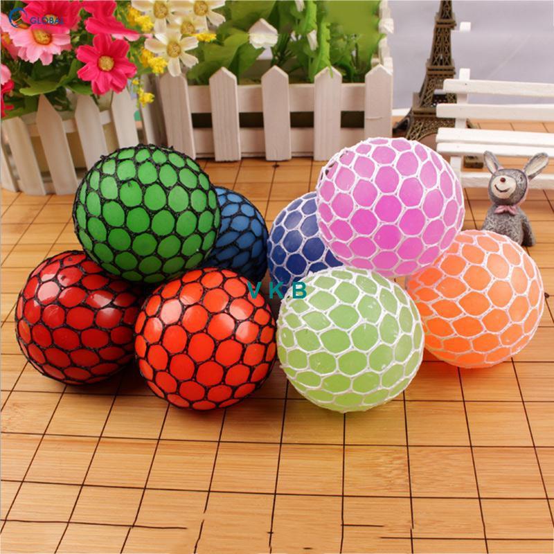 Fidget Toy Squishy Mesh Ball EDC Stress Hand Fidget untuk Kanak-kanak ...