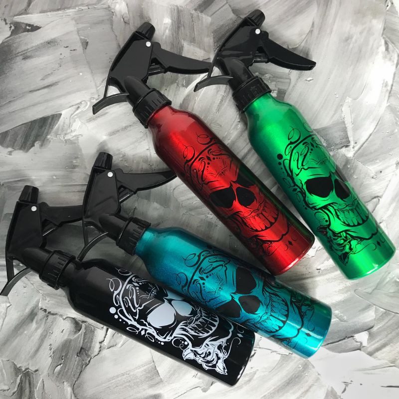 Skull Spray Bottle - Skull Tattoo Spray Bottle | Botol Spray Tengkorak ...