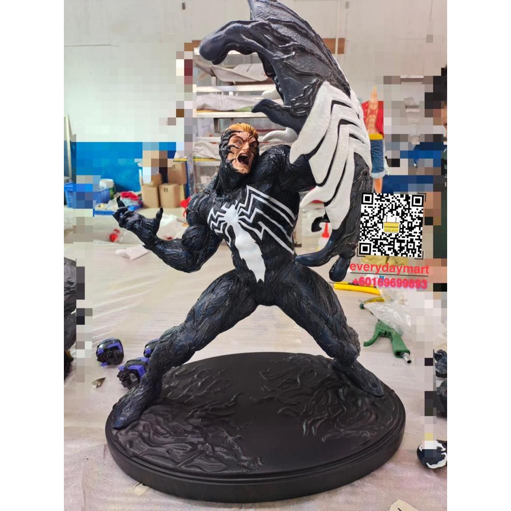 MARVEL💥VENOM💥DOUBLE HEAD SCULPTS STATUES ACTION FIGURE GK TOYS🔥毒液🔥双头雕盾牌 ...