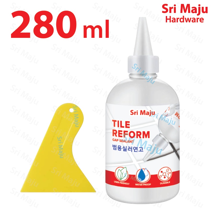 MAJU Tile Reform Waterproof White Gap Sealant Grout Filler Anti Fungus ...