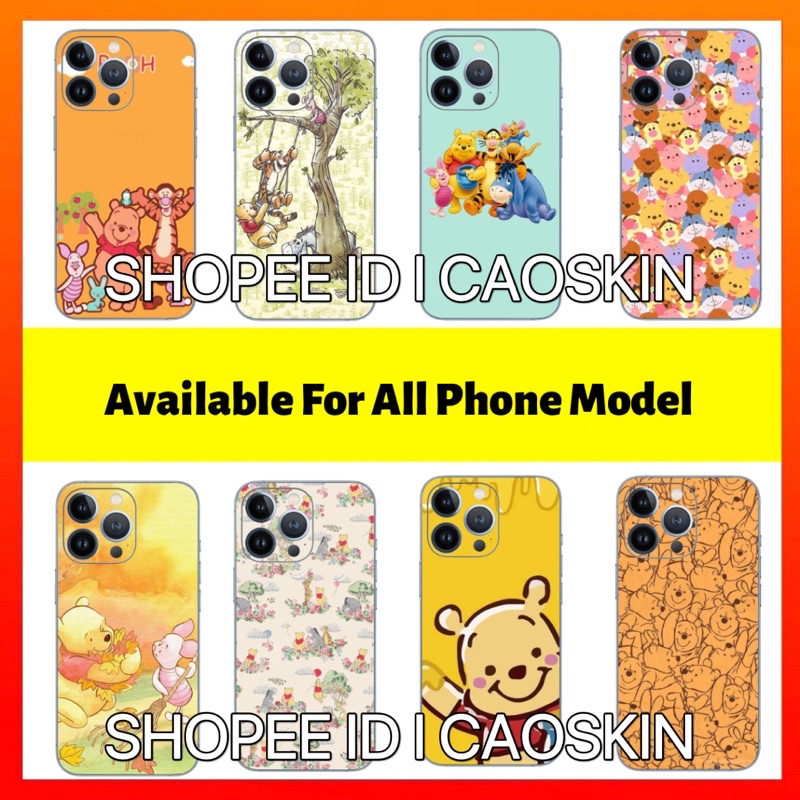 Winnie Phone Back Protector Back Sticker手机背膜/背膜/彩色背膜 Sticker Phone ...