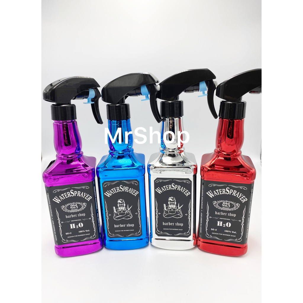 Hair Spray Bottle Salon Barber Hair Tools Water Sprayer Retro Whiskey ...