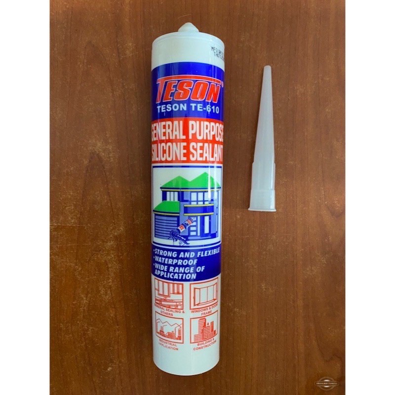 Teson TE-610 General Purpose Silicone Sealant (Waterproof) / Black ...