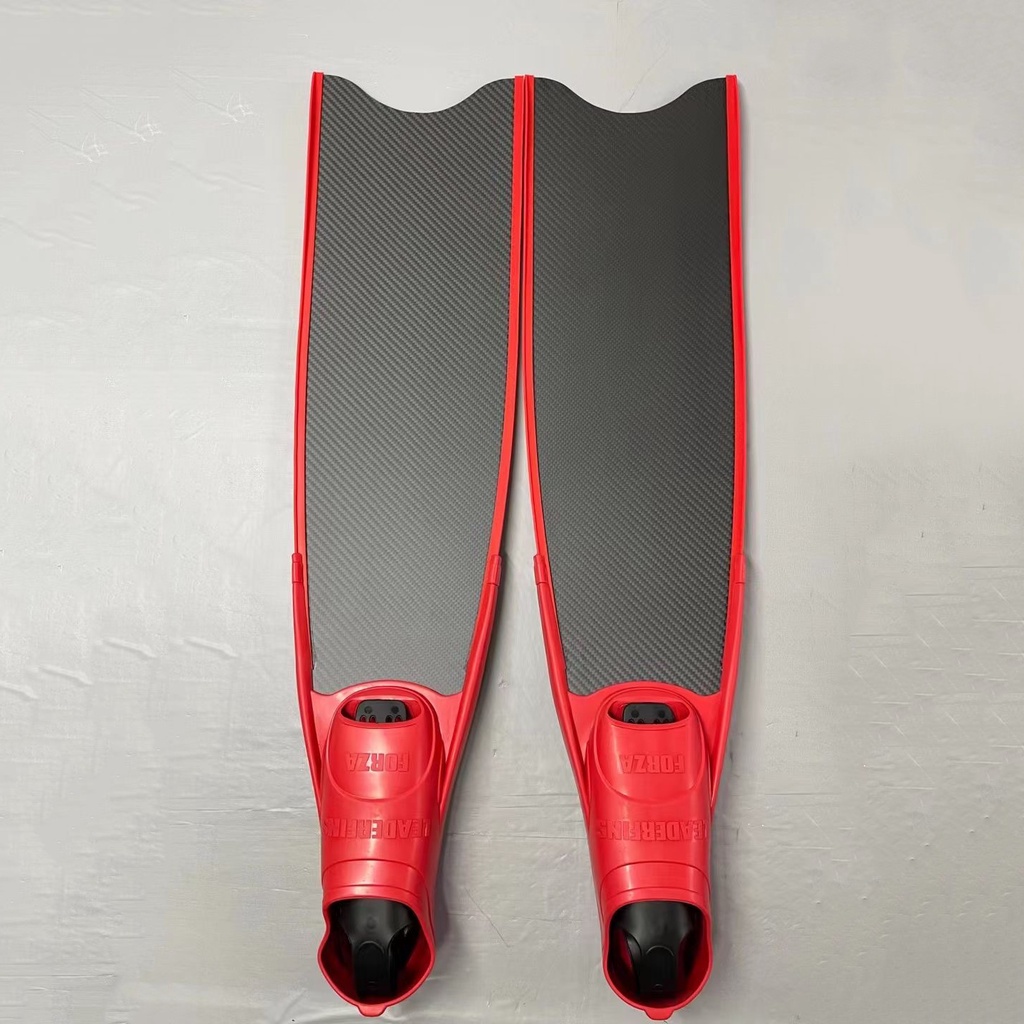 Free Diving Pure Carbon Fiber Long Fins C4 Glass Fiber Fins ...