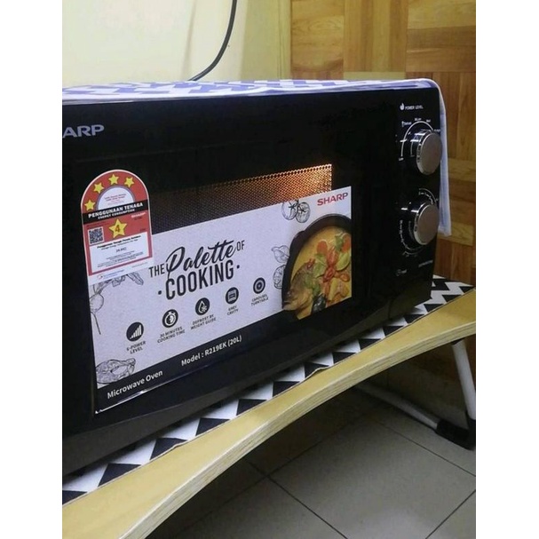 Sharp Microwave Oven 20L R219EK Child Lock Energy-Saving Mode Steam ...