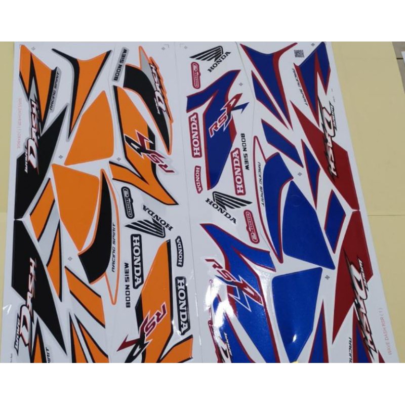 Honda Wave Dash 110 V1 Body Sticker (1) | Shopee Malaysia
