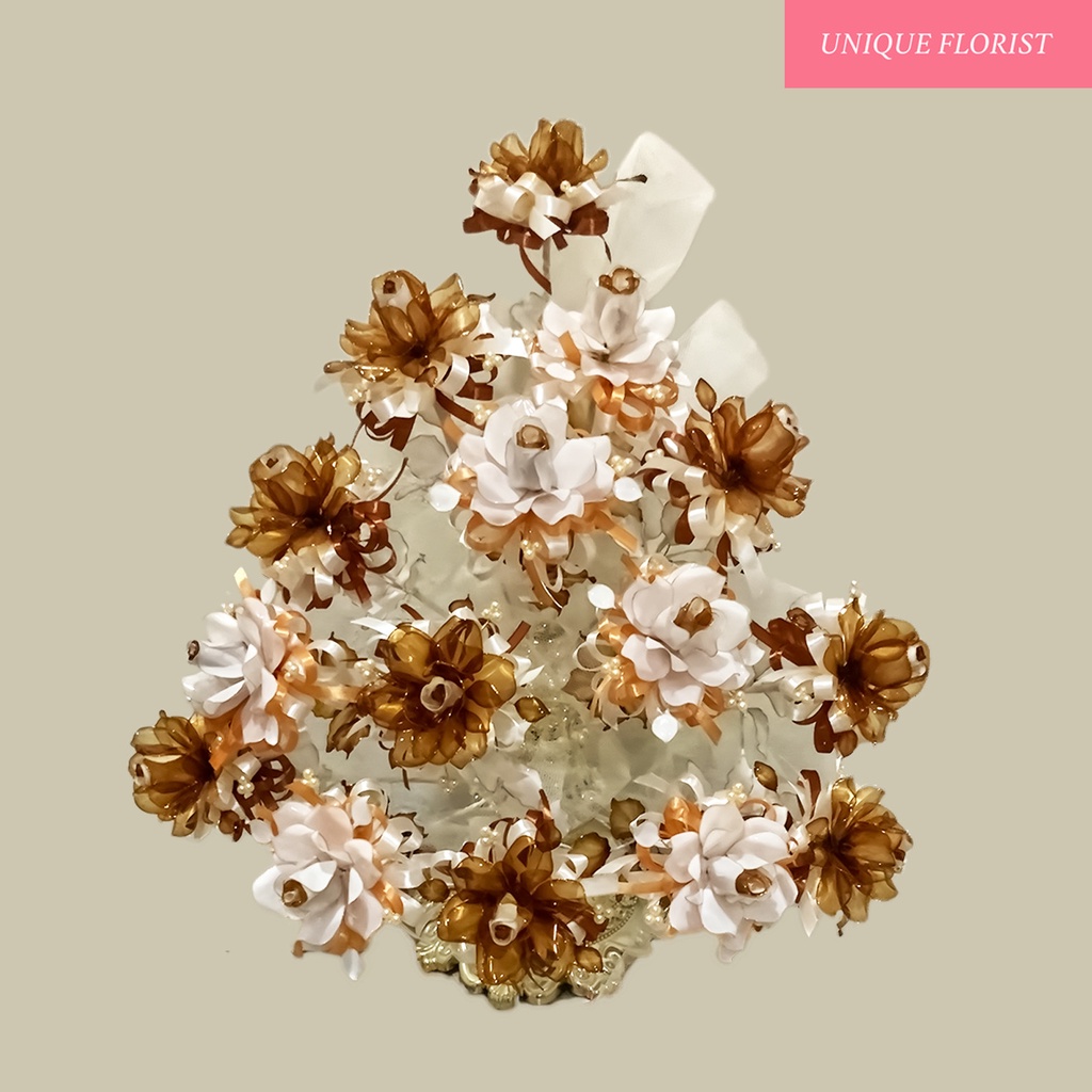 [Pre-Order] [Q-Dip] Bunga Telur Rose / Egg Flower Rose ( 5 pieces white ...