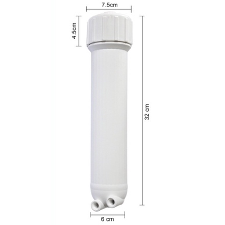 Reverse Osmosis RO Membrane Casing/ Housing 1812 for 50/75/100 GPD with ...