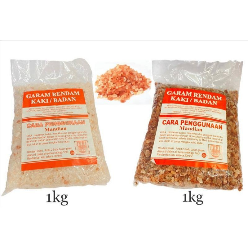 GARAM RENDAM kaki/badan🌹1 pack 1 kg🌹Harga borong saja | Shopee Malaysia