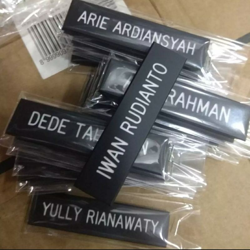 Magnetic Dip Engraved Chest Nameplate/Nametag | Shopee Malaysia