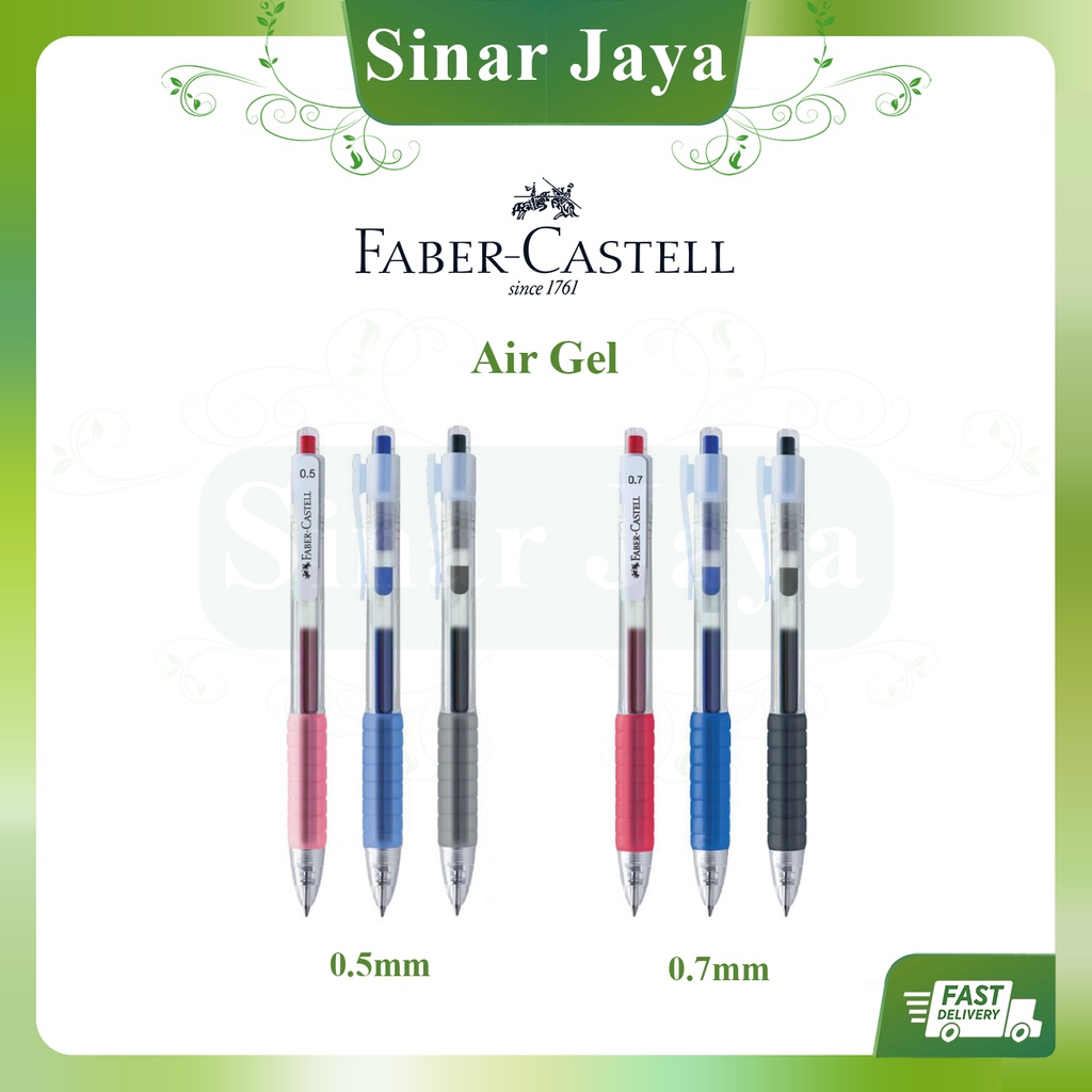 [SJ] Faber-Castell Fast Gel Pen / Refill / Air Gel Refill 0.5mm / 0.7mm (1pc) | Shopee Malaysia