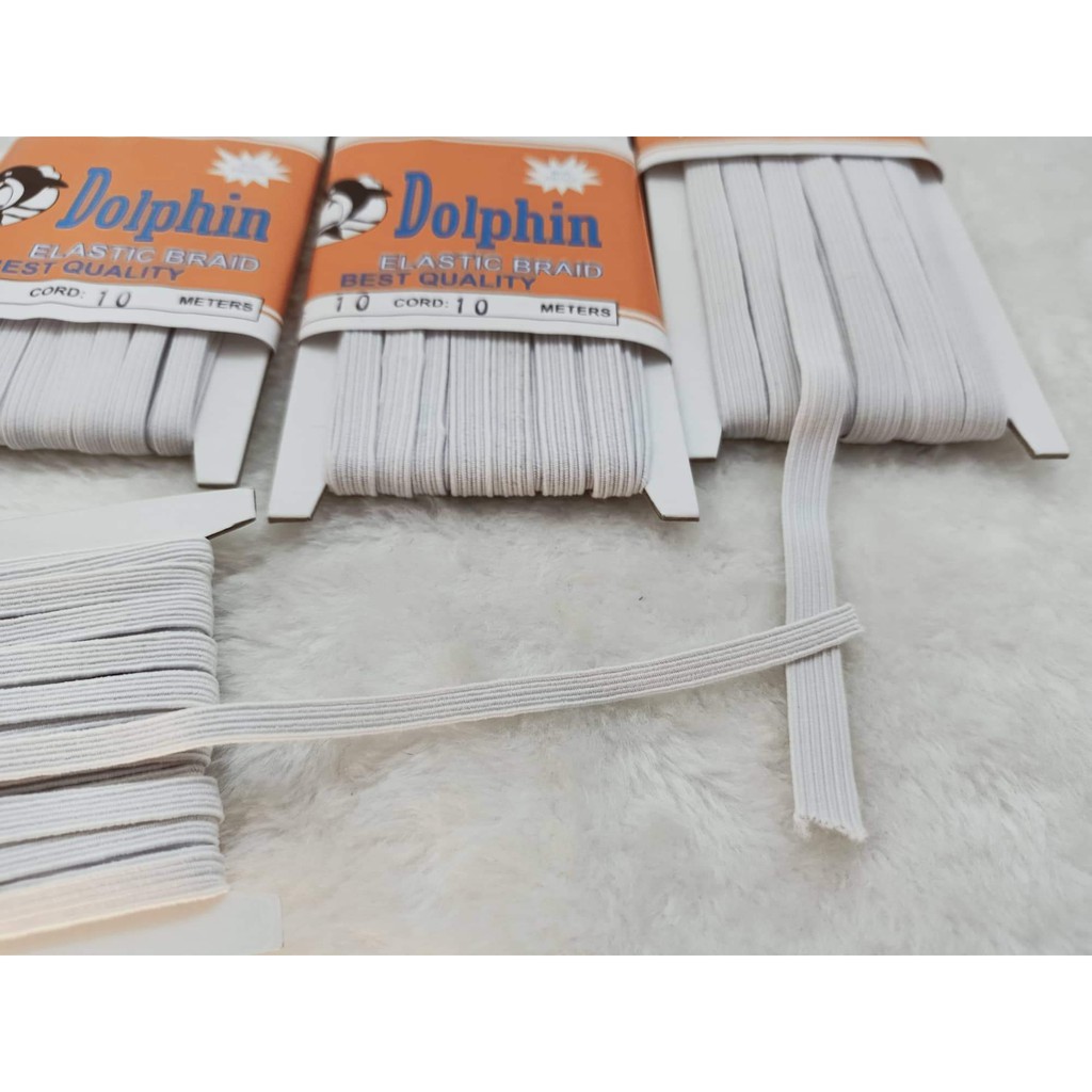 Getah Putih Seluar / Dolphin Elastic Braid/Pkt | Shopee Malaysia