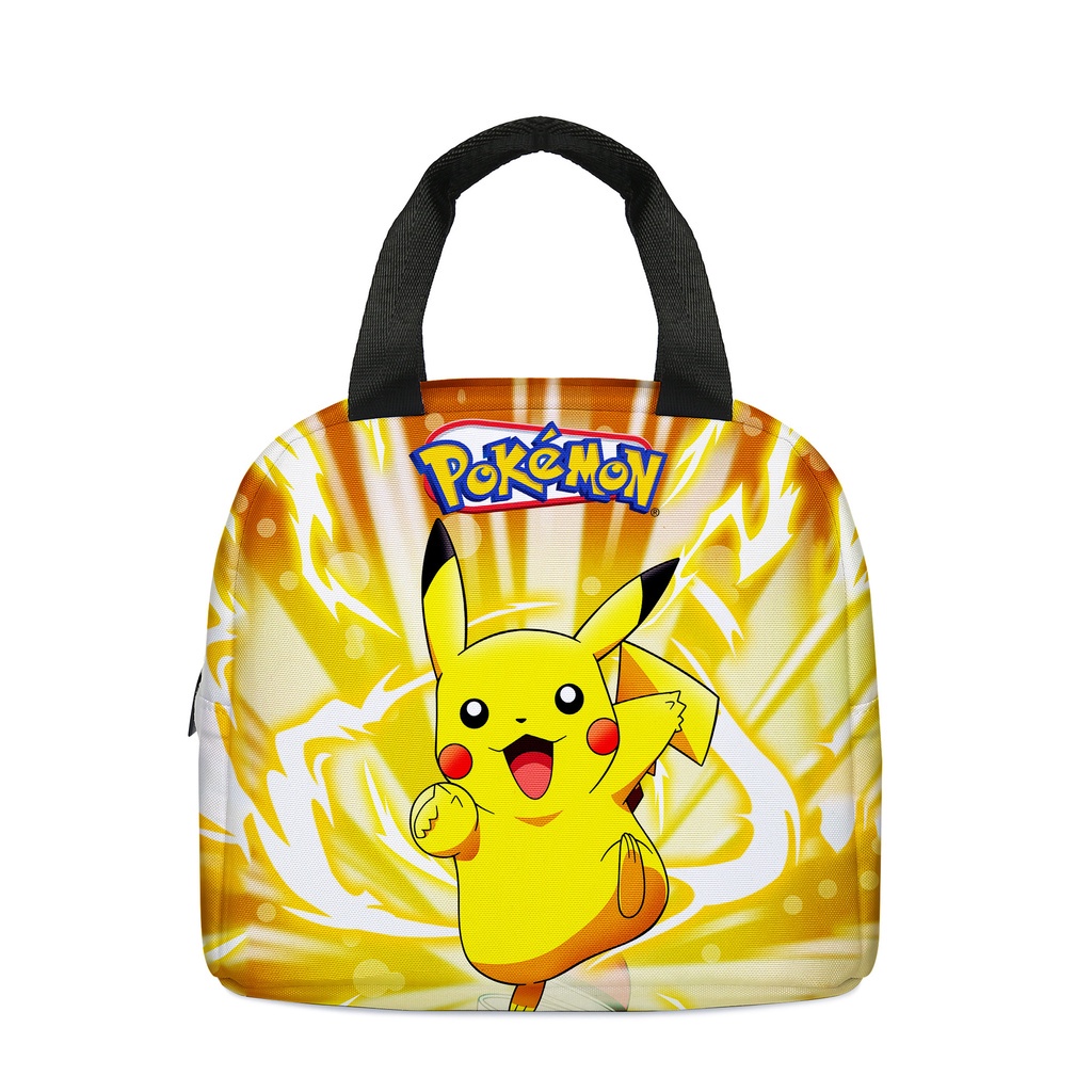 [Ready Stock] Pokemon Lunch Bag Children Thermic Lunch Box Boy Girl ...