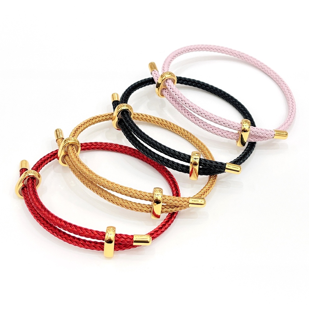 wire rope bracelet/Charms bracelet/可调节钢丝手绳 | Shopee Malaysia