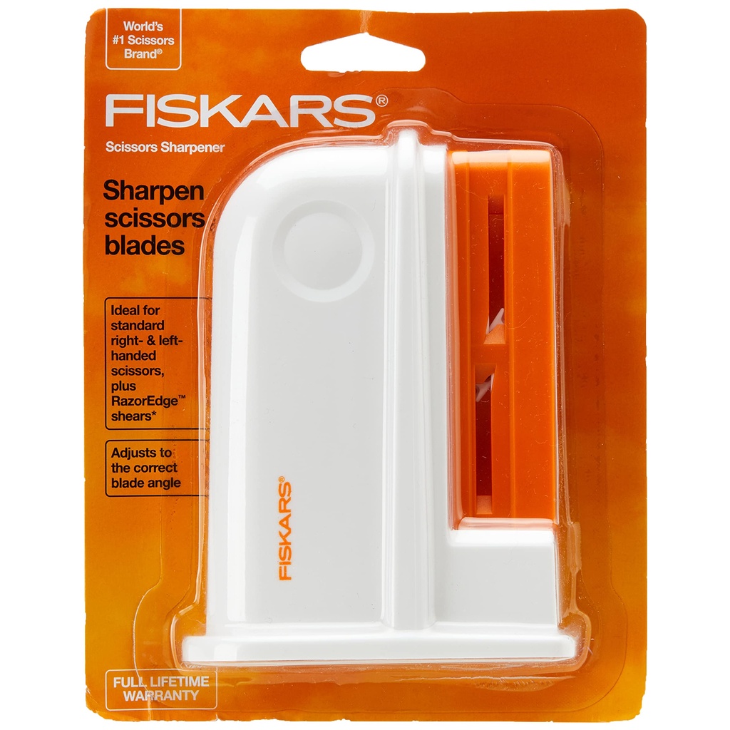 Original USA Fiskars Clip-Sharp Scissors Sharpener (Resharpens and ...