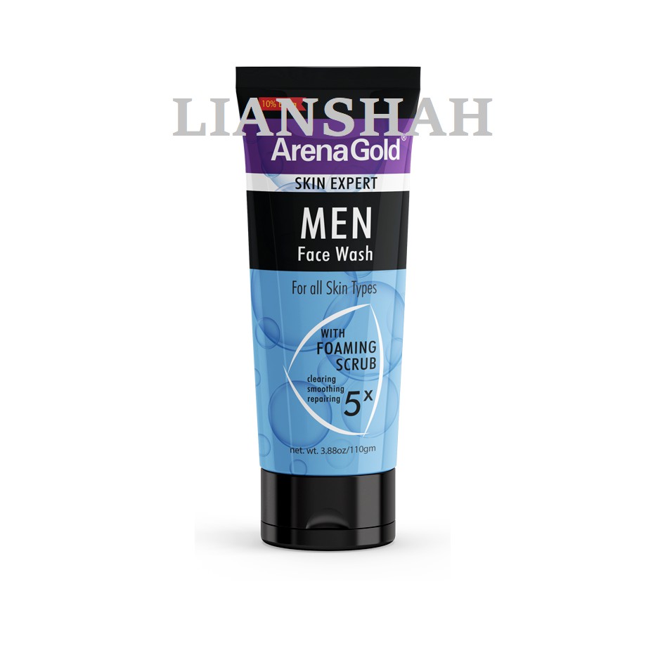 Arena Gold Men Face Wash Facewash / Facial Wash Cleanser 100% Original ...