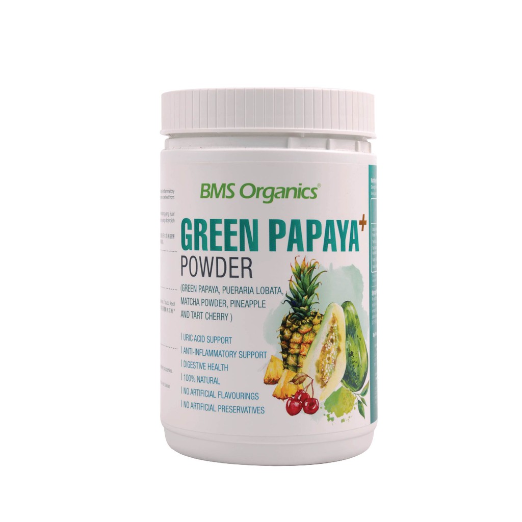 BMS Organics Green Papaya+ Powder (150g) | Shopee Malaysia