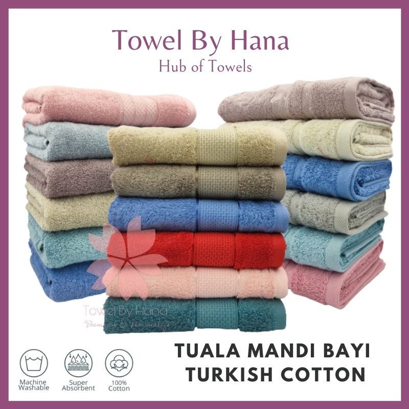 Tuala Baby Budak Towel Turkish Cotton Tebal Lembut | Shopee Malaysia
