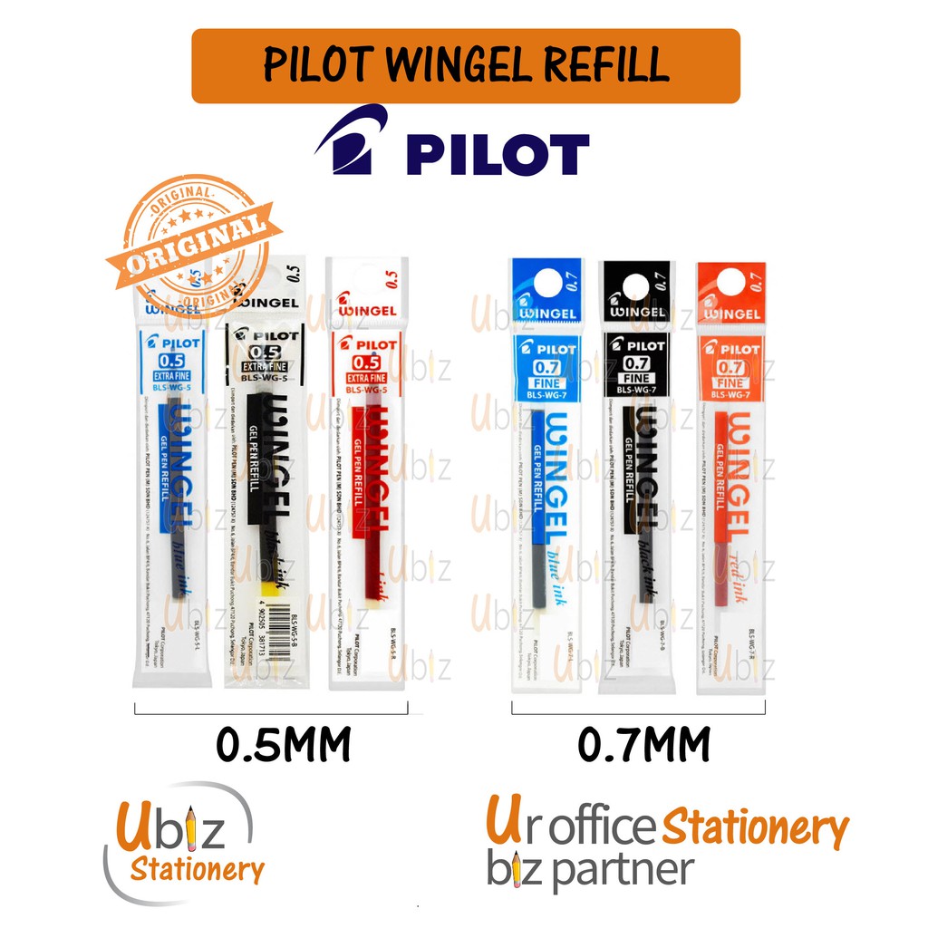 Pilot Wingel Gel Pen Refill 0.5mm/0.7mm | Shopee Malaysia