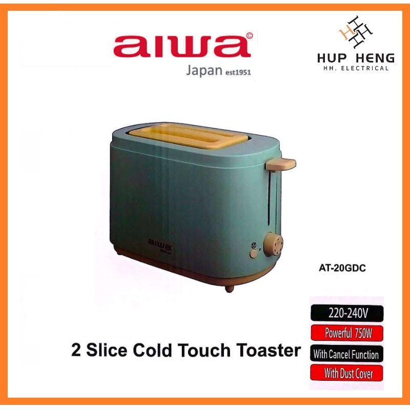 AIWA 2 SLICE TOASTER AT-20GDC | Shopee Malaysia