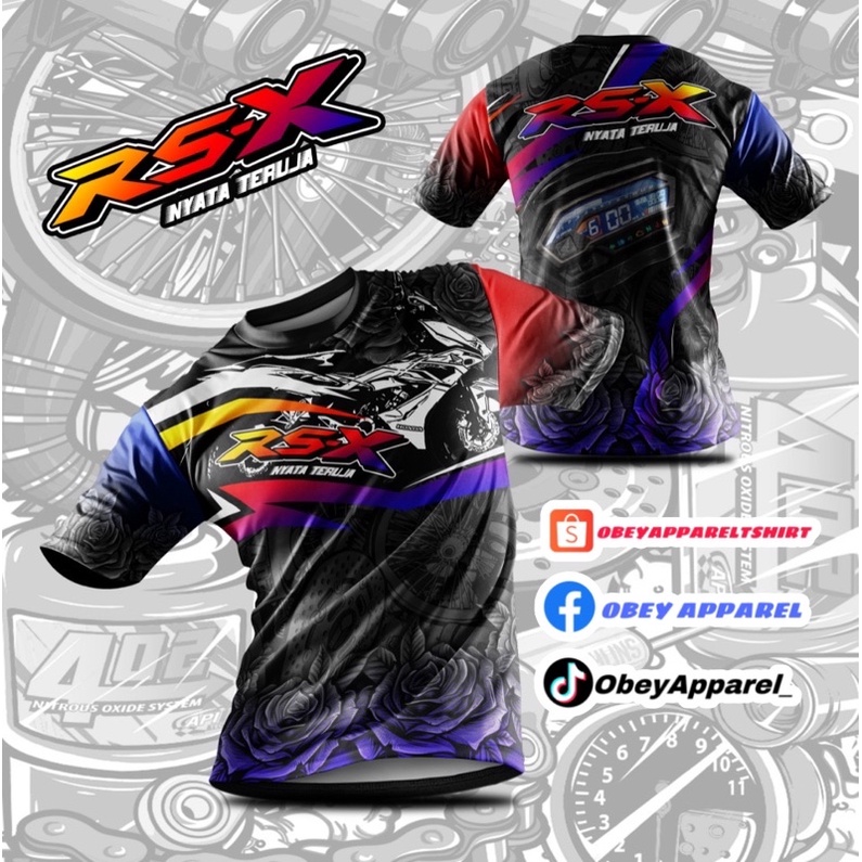 Honda RSX150 Sublimation Tshirt | Baju Honda RSX | Baju Ride | Shopee ...