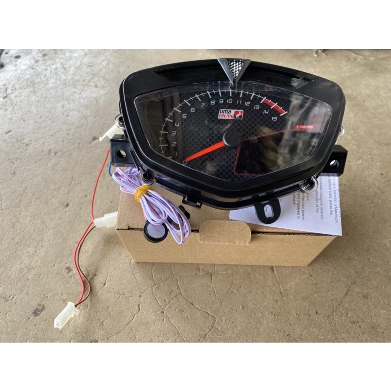 # LC135 V1 DIGITAL METER Motorcycle LED LCD Speedometer Tachometer ...