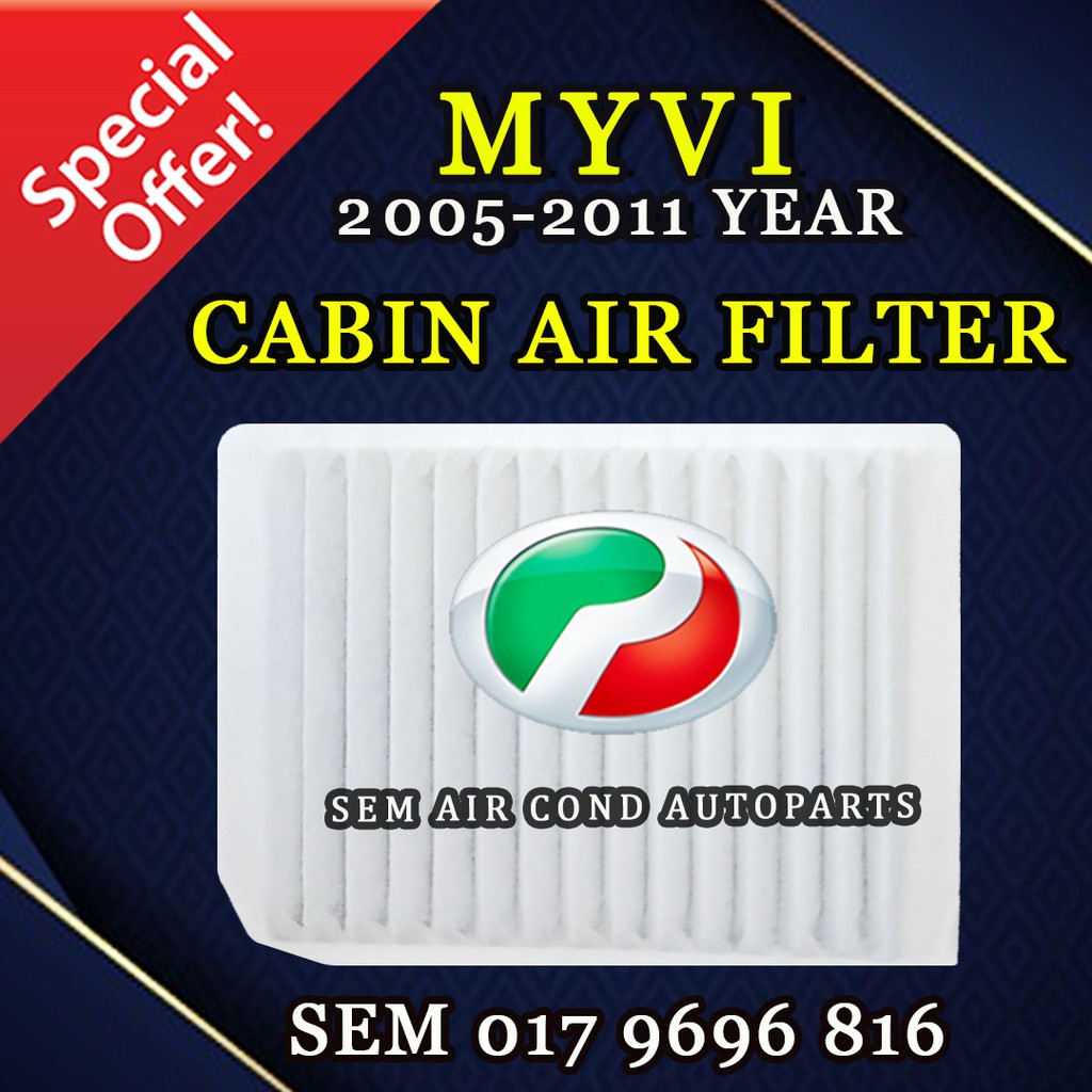 PERODUA MYVI OLD MODEL 2005-2010 YEAR CABIN AIR FILTER (CAR AIRCOND ...