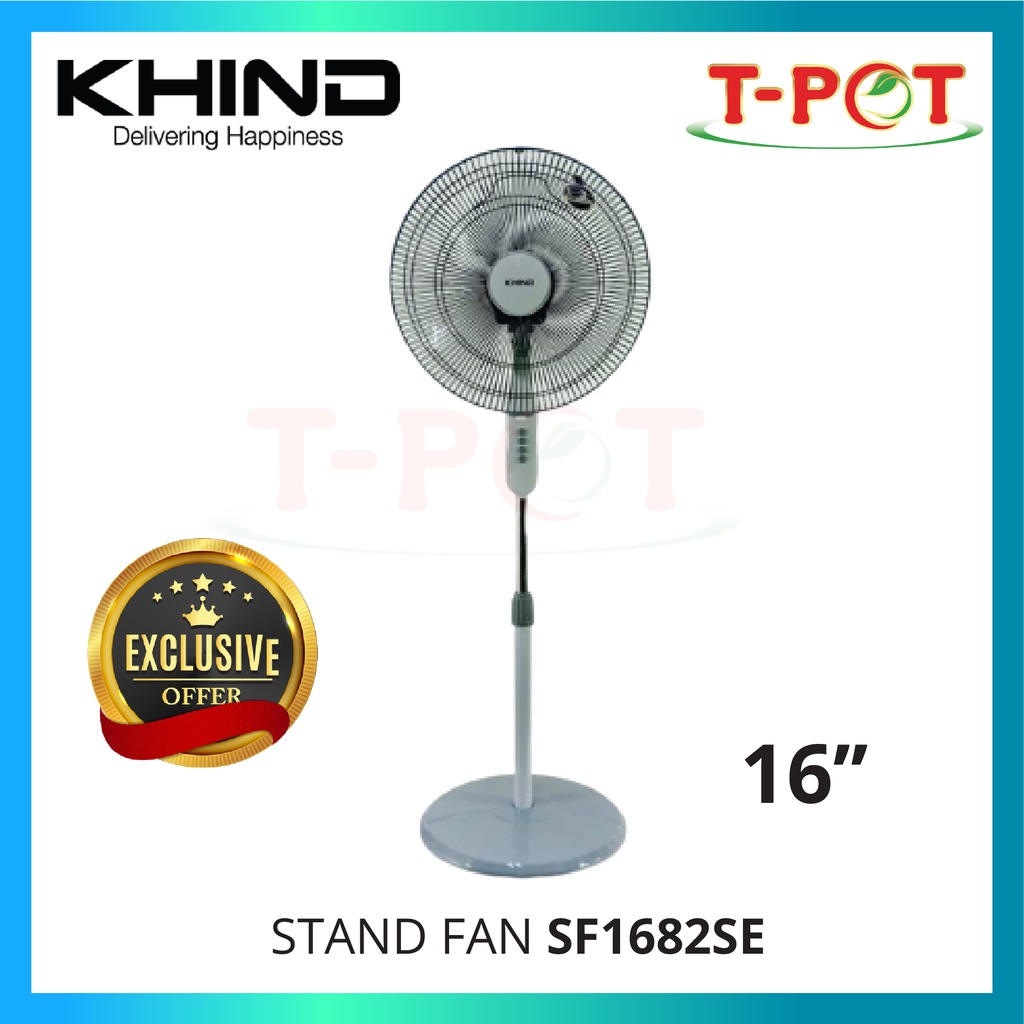 KHIND 16" Stand Fan SF1682SE | Shopee Malaysia
