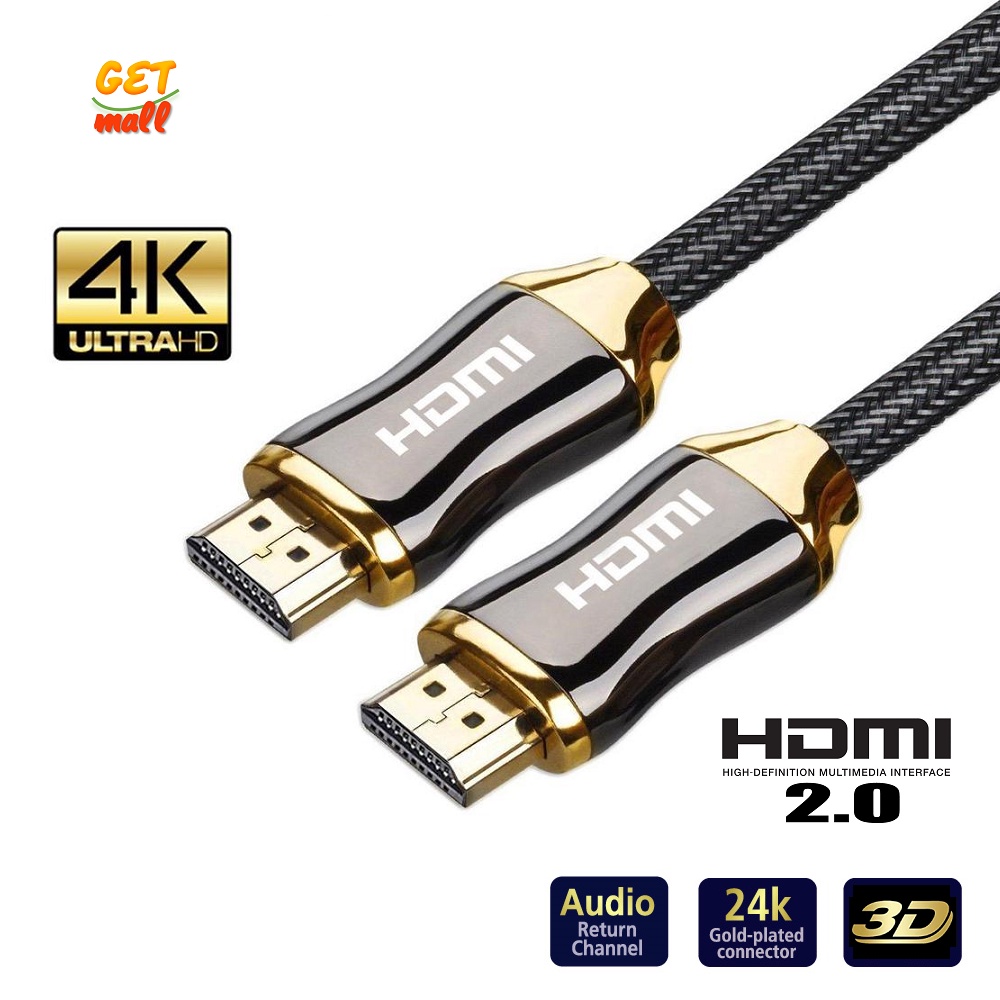 4K UHD HDMI 2.0 Cable (3D ARC HDCP 2.2) ULTRAHD 4K HDMI Cable HDMI to ...