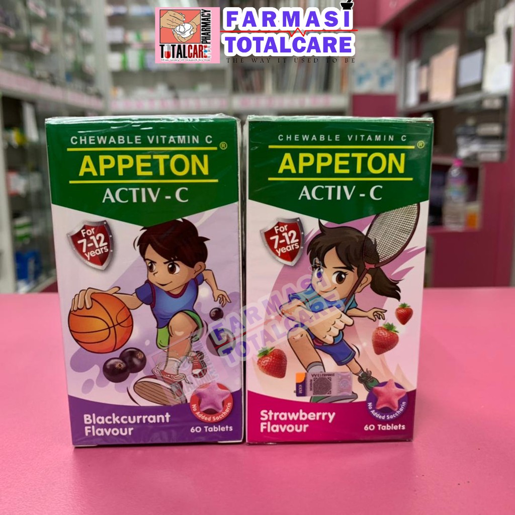 APPETON ACTIV-C VITAMIN C 100MG 60TABS | Shopee Malaysia