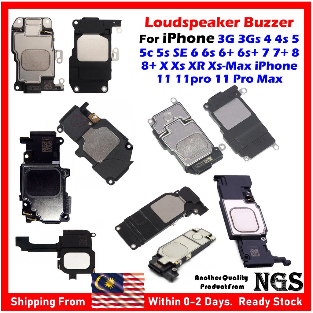 Loudspeaker Buzzer Compatible For iPh 3G 3Gs 4 4s 5 5c 5s SE 6 6s 6+ 6s ...