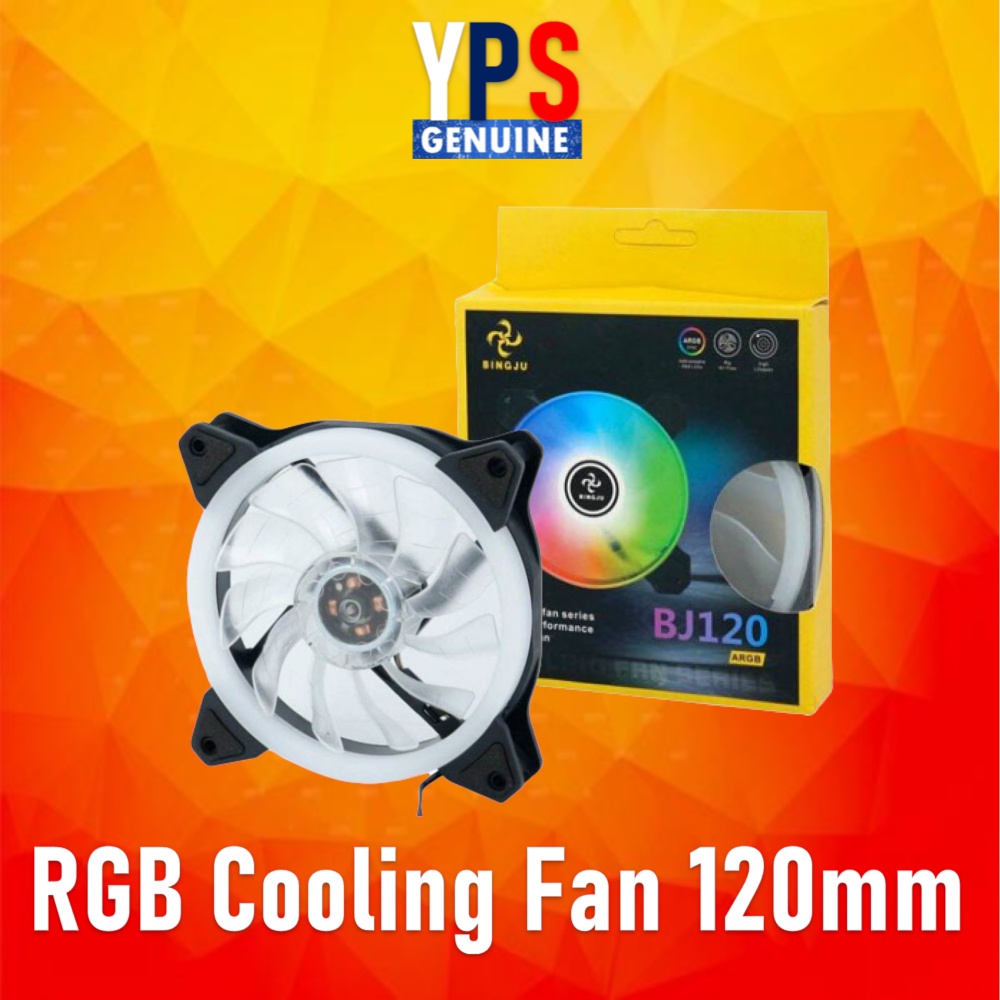 BINGJU BJ120 RGB Cooling Fan 120mm | 4PIN BIG | Case Fan | Case Cooler ...