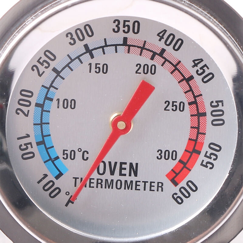 Stainless Steel Oven Thermometer 300°C Mini Dial Stand Up Household ...
