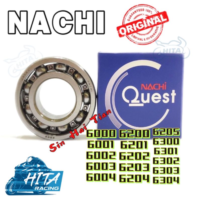 [NACHI] Engine & WheelBearing 6000 6001 6002 6003 6004 6200 6201 6202 6203 6204 6205 6300 6301 ...