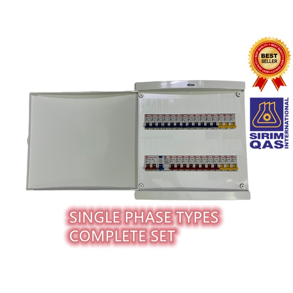 SHOPEE 1PHASE DB BOX ELECTRIC MAIN 34 WAY CONSUMER BOX SET ELECTRIC ...