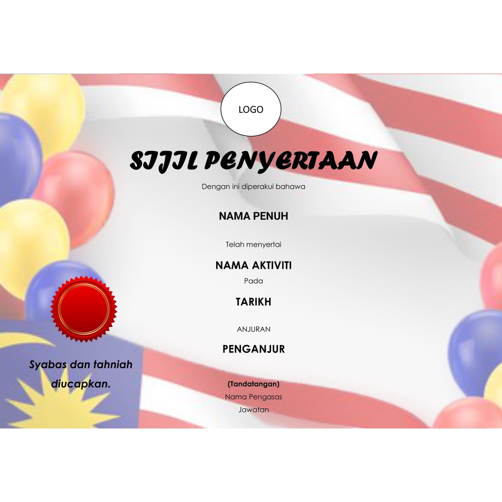 [PART 2] template sijil template certificate edit dalam powerpoint ...