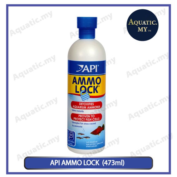 API Ammo Lock (473ml) Detoxifies Aquarium Ammonia | Shopee Malaysia
