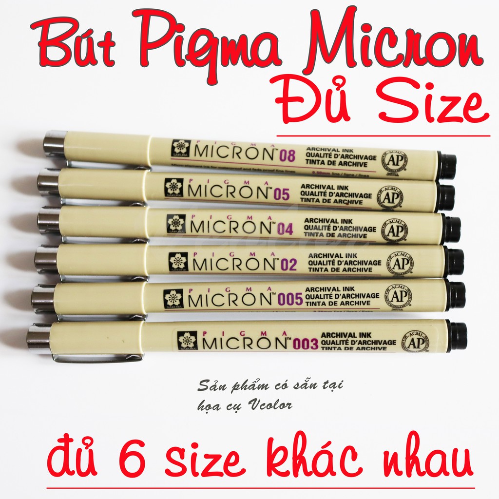[Super Cheap] Sakura Micron Pigma line pen - Made in Japan | Shopee ...