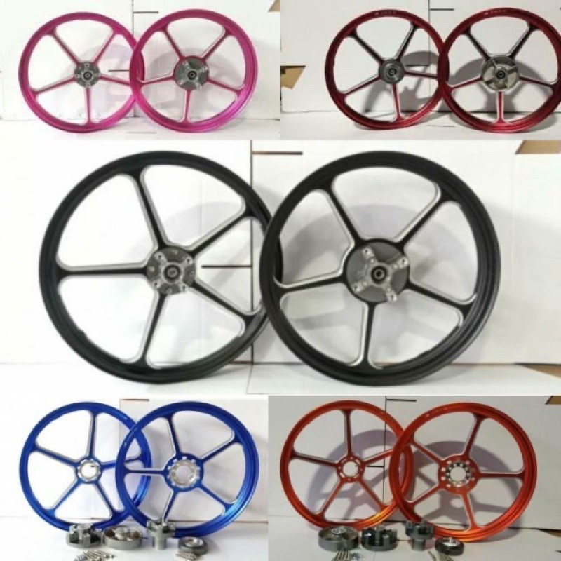 Aji Racing FG505/FG511 Forged Sport Rim For Y15ZR/RS150/LC135 5S/Y125Z/Y15/Y150/Ysuku/RS150R ...