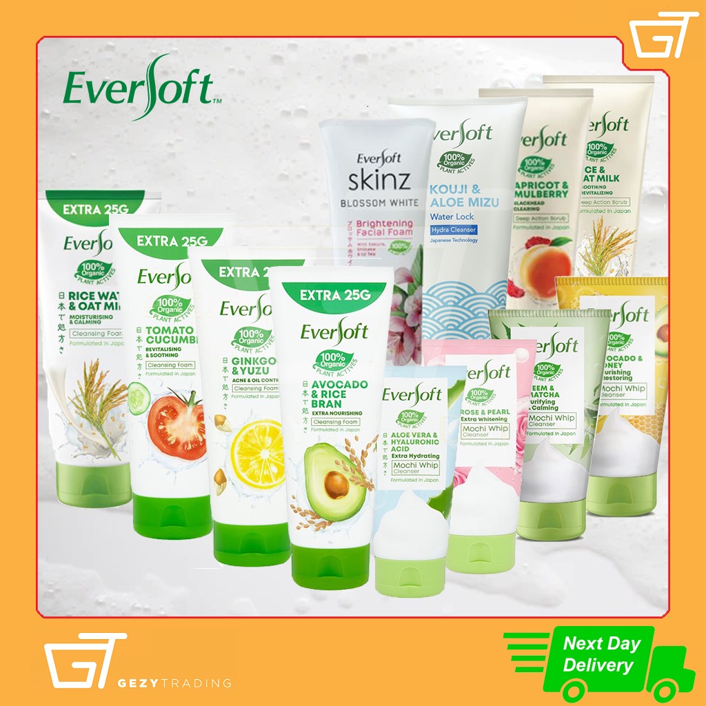 Eversoft Avocado | Tomato | Ginkgo | Skinz | Apricot | Aloe Vera | Rose ...