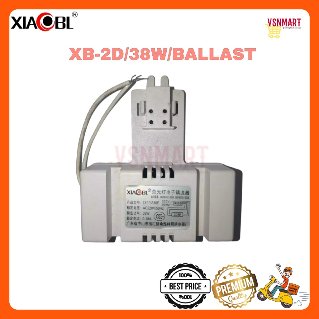 2D 38W 4PIN ELECTRONIC BALLAST CHOKE 220-240V XB-2D | Shopee Malaysia