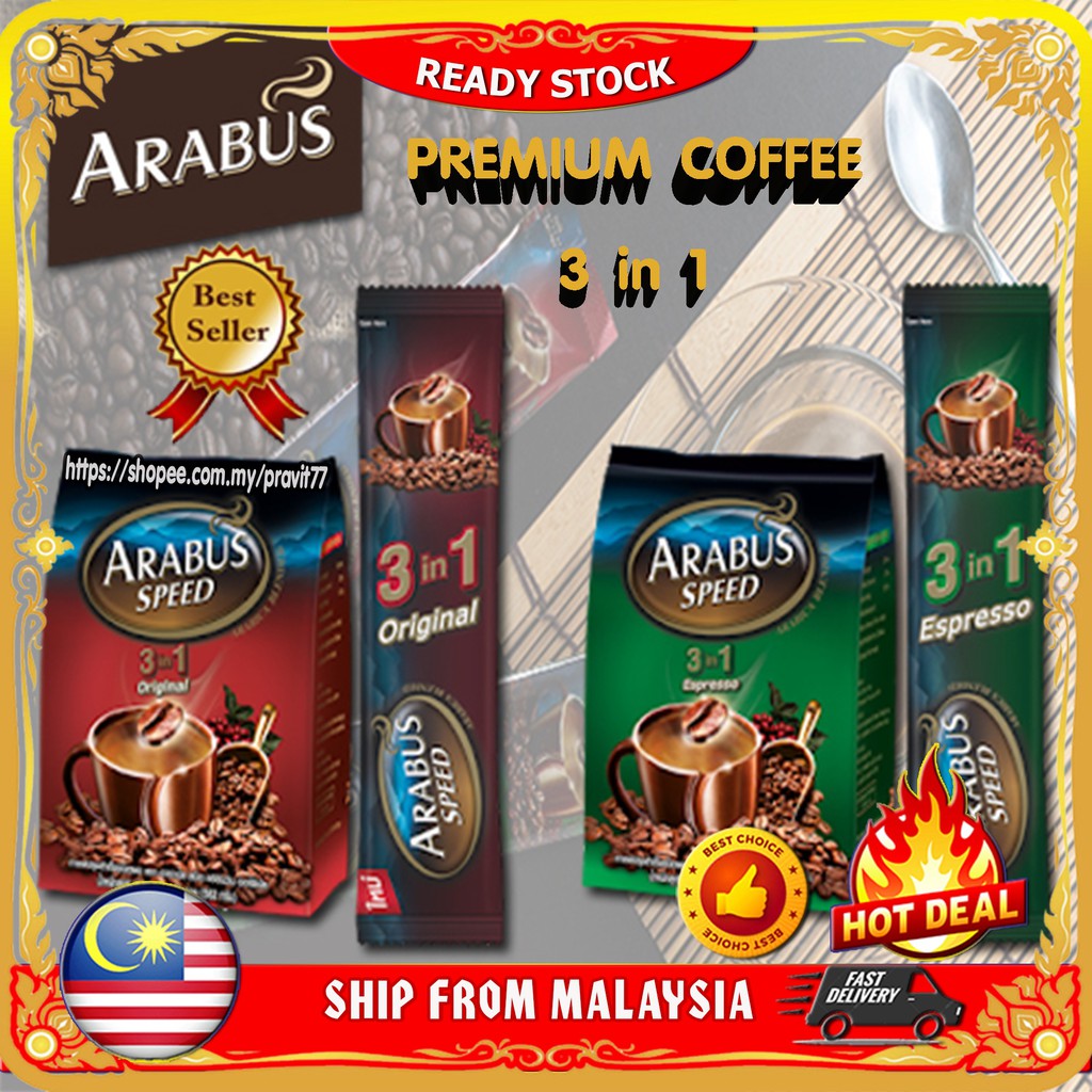 [READY STOCK] HALAL ARABUS SPEED 3 in 1 Mix Instant 540G (Products Imported Daily) | Shopee Malaysia