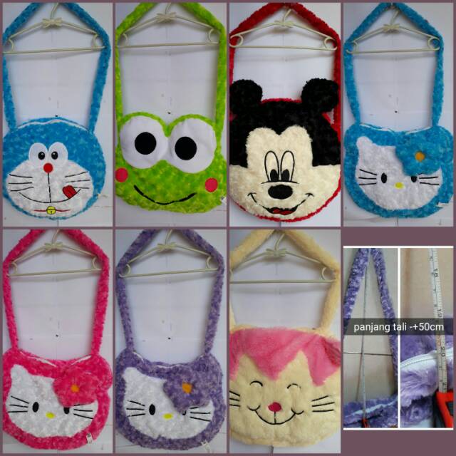 Character Sling Bag, Doraemonrmon, keropy,miki,cat | Shopee Malaysia