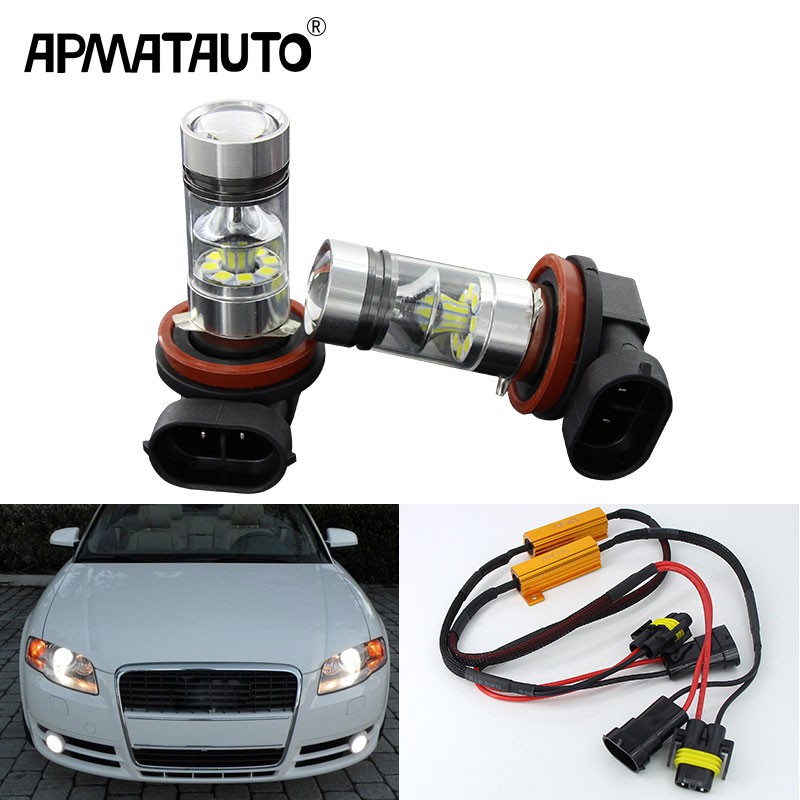 2pcs x White H8 H11 3030 20SMD LED 100W Fog Light Driving Bulbs No ...